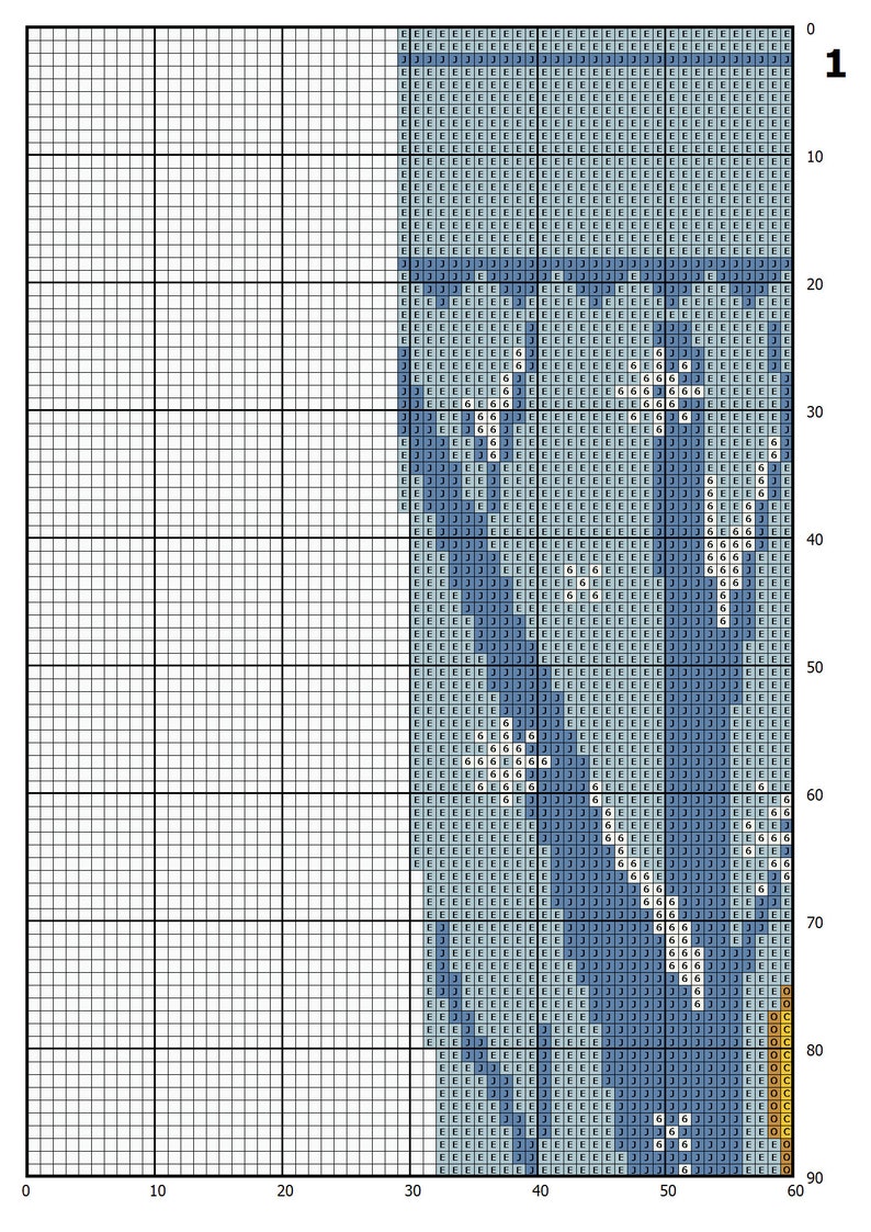 Cross Stitch Pattern Christmas Stocking PDF, Modern Counted Easy ...
