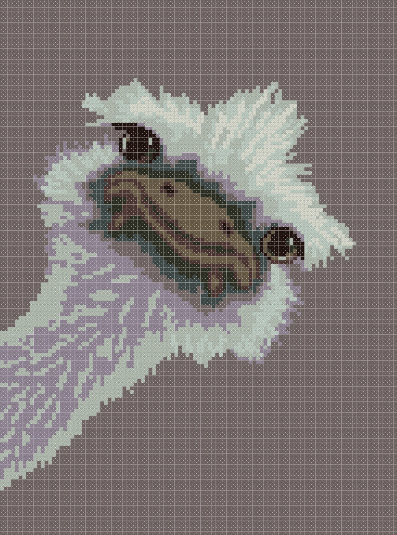 Cross Stitch Pattern Ostrich Pdf, Modern Counted Easy Cross Stitch ...