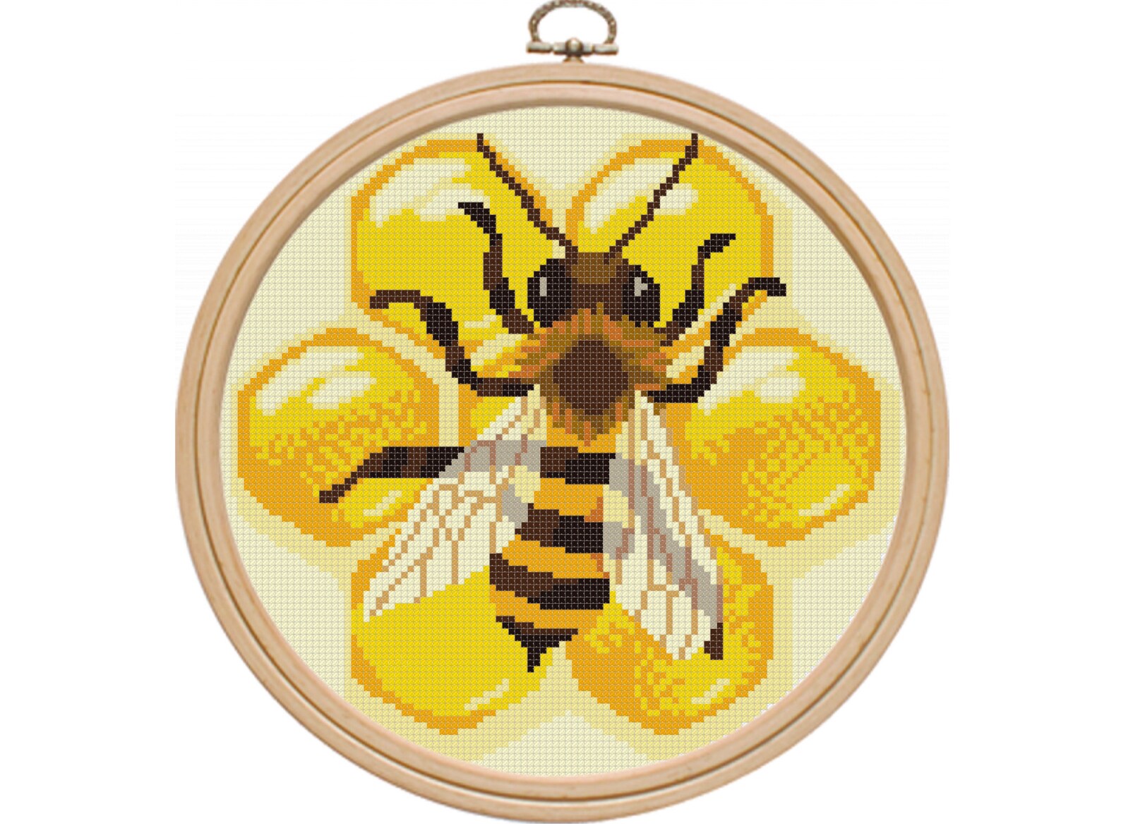 Cross Stitch Pattern Pdf, Cute Bee Cross Stitch, Simple Insect Cross ...