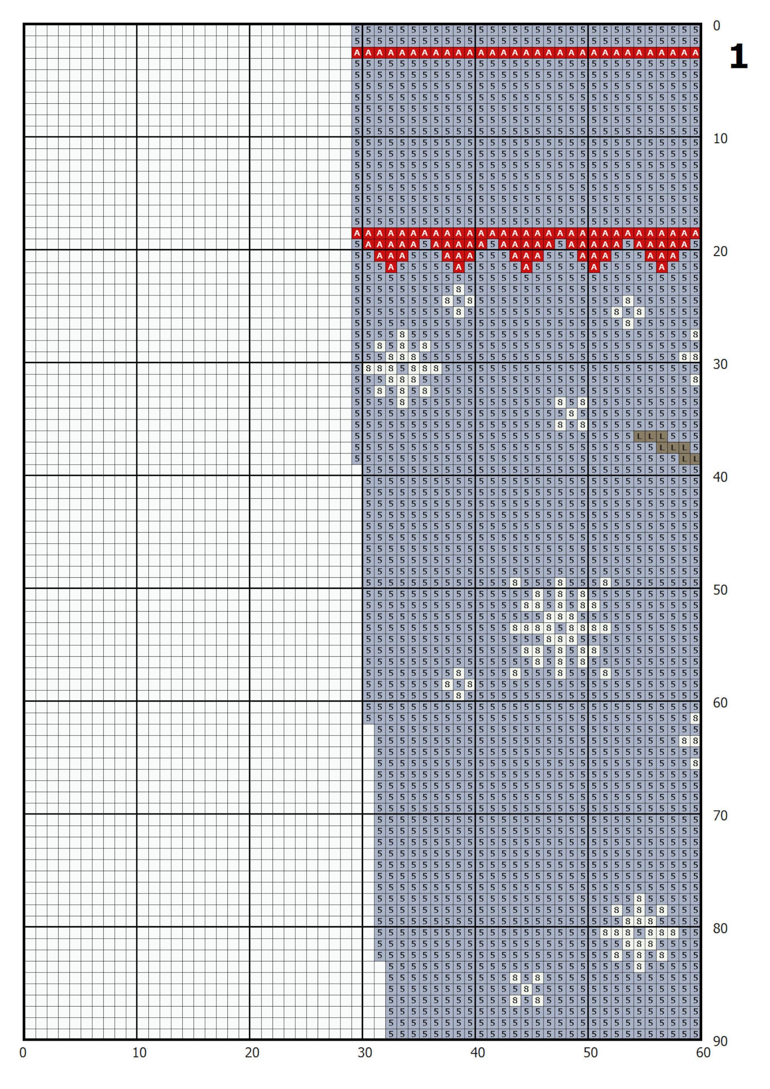 Cross Stitch Pattern Christmas Stocking PDF / Personalized Modern ...