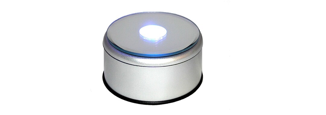 Rotating Multi-color LED Light Base With UK Power Supply - Etsy
