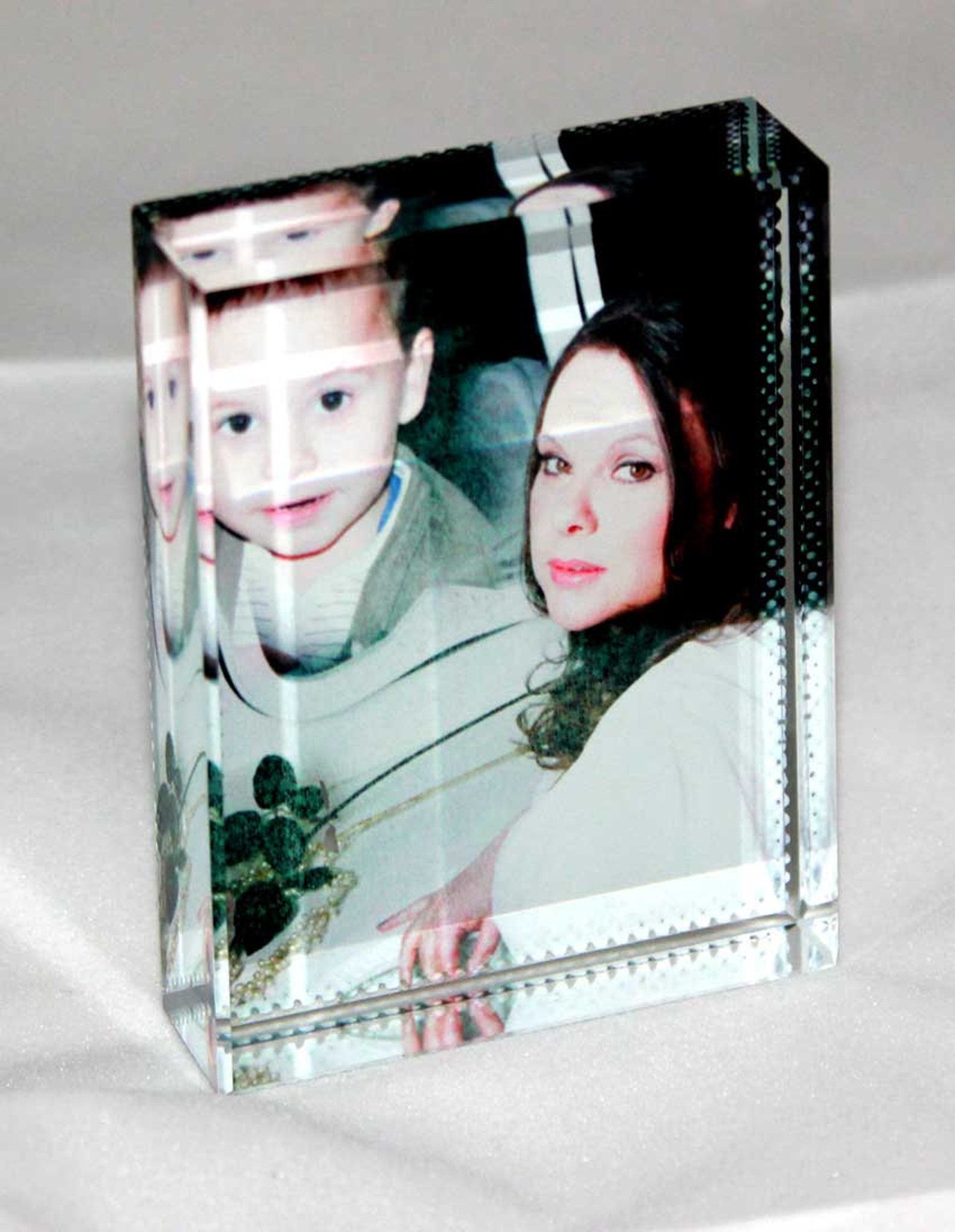 Personalised Small Rectangular Photo Crystal Glass Block - Etsy
