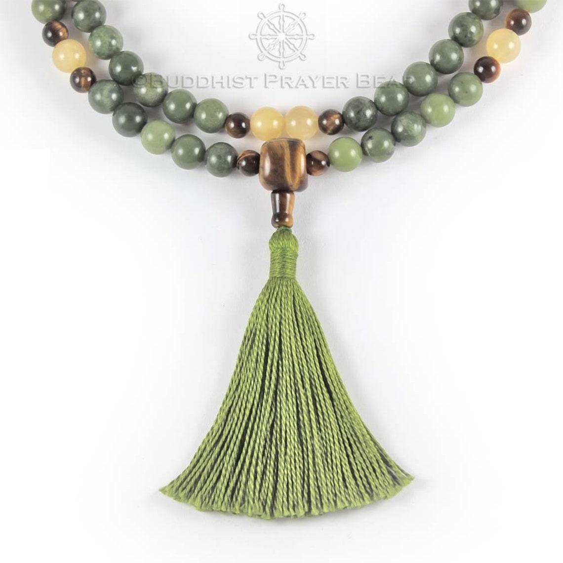 Jade Mala | Green Tara Mala | Buddhist Prayer Beads | Mala Beads ...