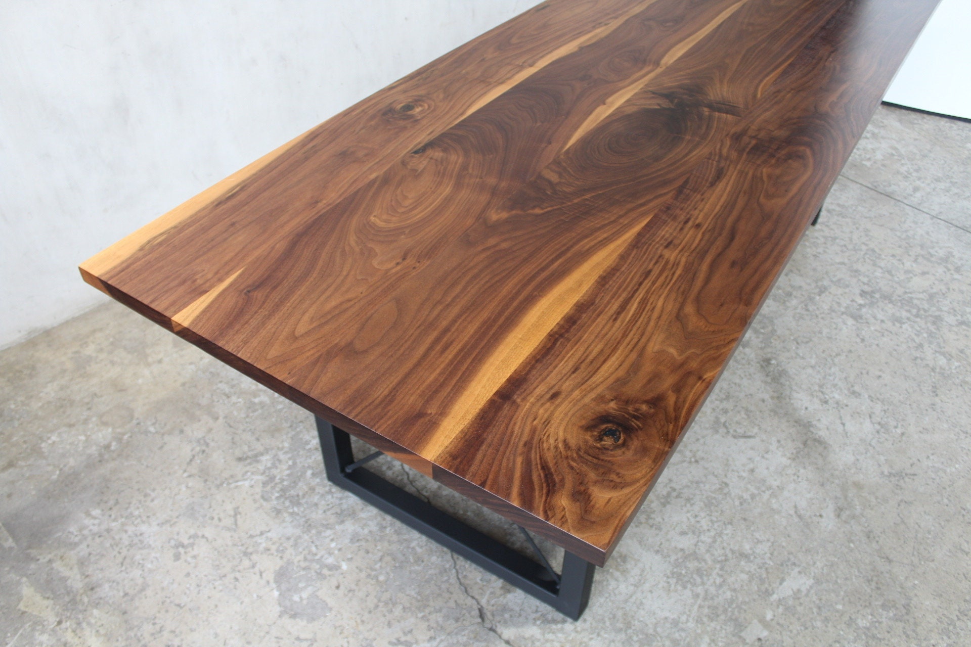 Walnut Dining Table, 8 Person Large Dining Table - Etsy