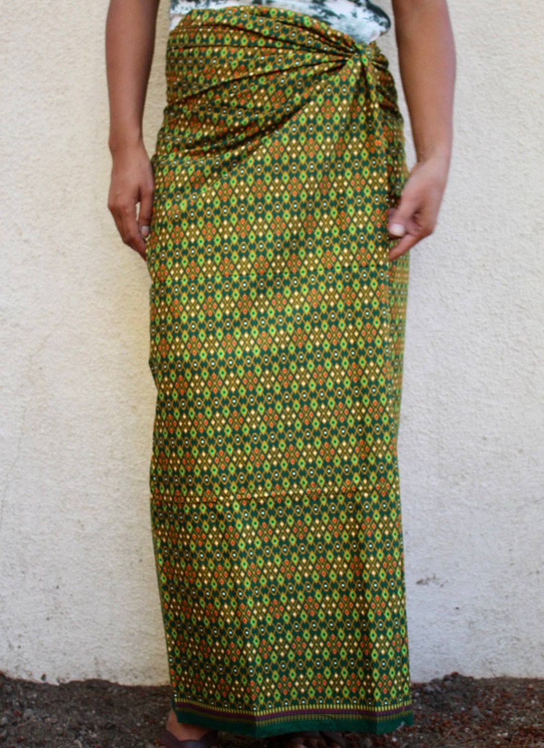 Cambodian Sarong batik Thai , Loa Sarong batik Asian Warp Clothes ...