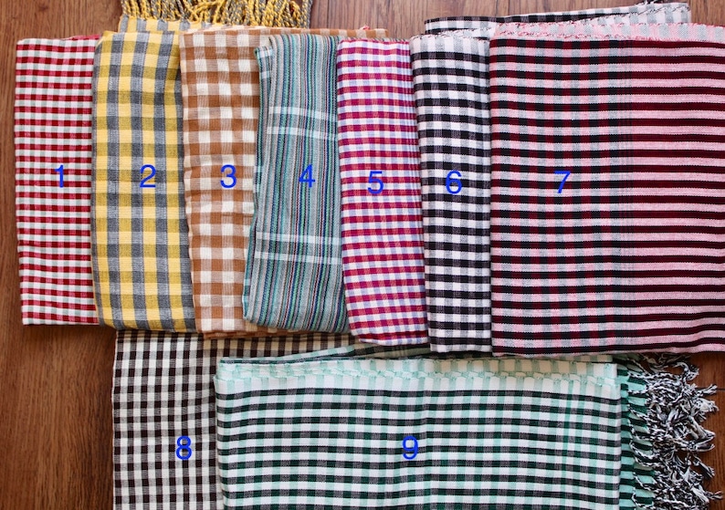 Kroma scarves Cambodian kroma khmer handmade scarf coton scarf | Etsy