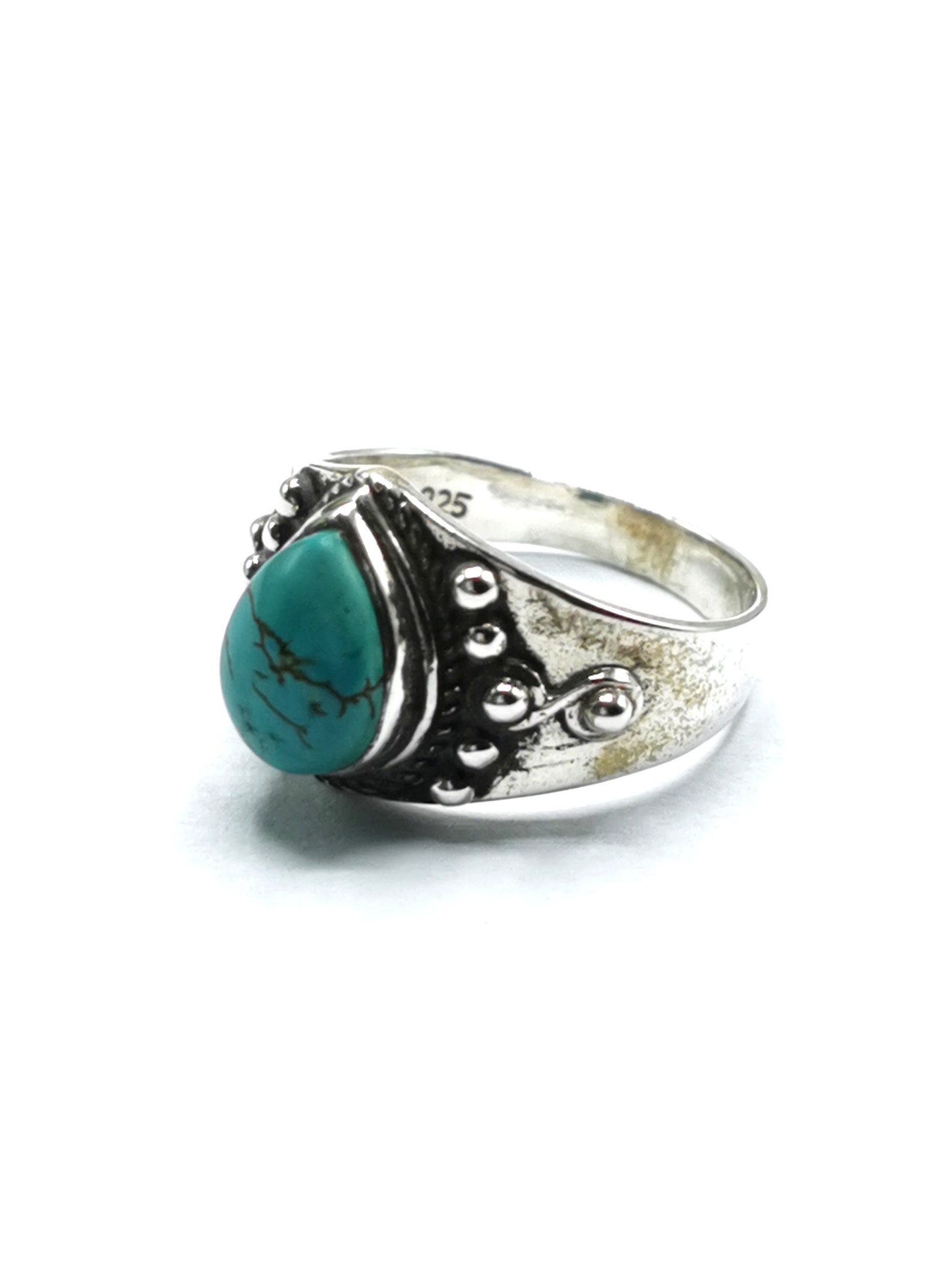 Elegant and Beautiful Blue Turquoise Ring in 925 Sterling - Etsy