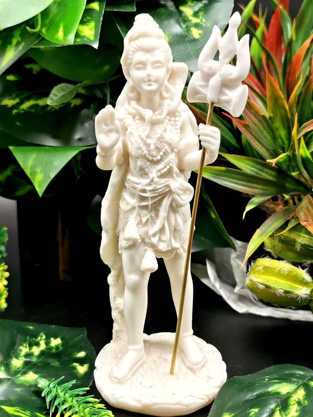 Shiva Handmade Carving in Resin Lord Shivshankar in Standing - Etsy