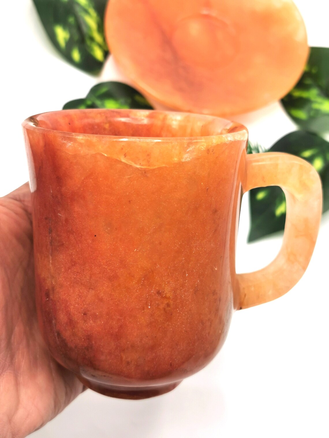 Beautiful Red Quartz Tea Cup & Saucer ONLY 1 Cup and 1 | Etsy