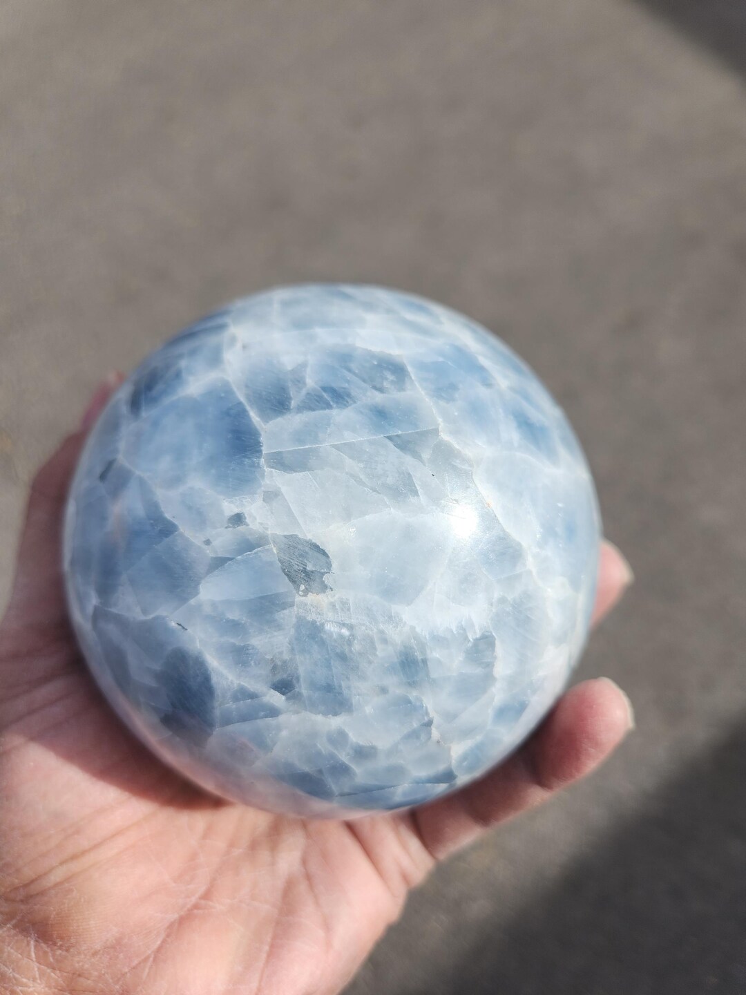 Blue Calcite Sphere: A Gateway to Peace, Healing, and Clarity | Home ...