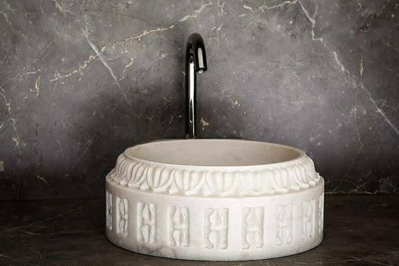 Marble Wash Basin Countertop Basin | Etsy