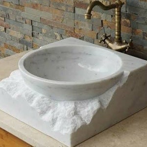 Marble Wash Basin Countertop Basin - Etsy