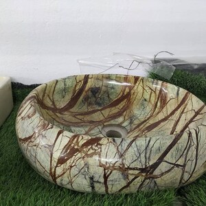 Marble Wash Basin Countertop Basin - Etsy