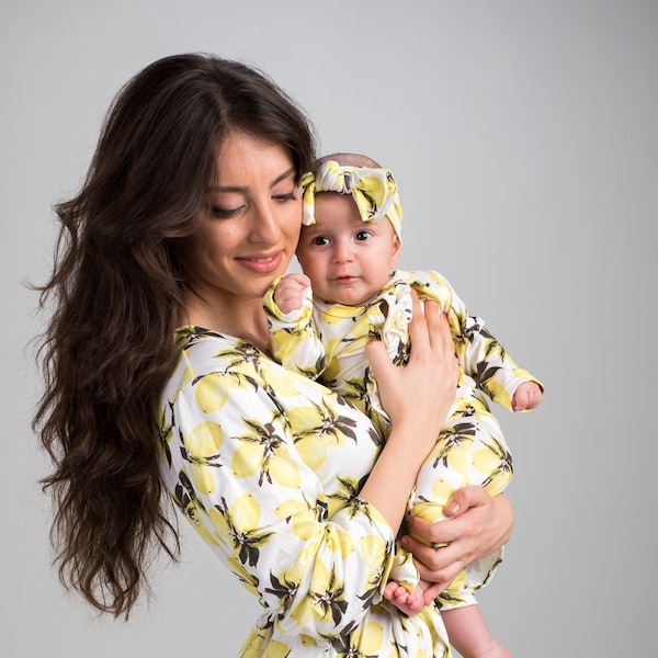 Mom and Baby Matching Hospital Outfits - Etsy