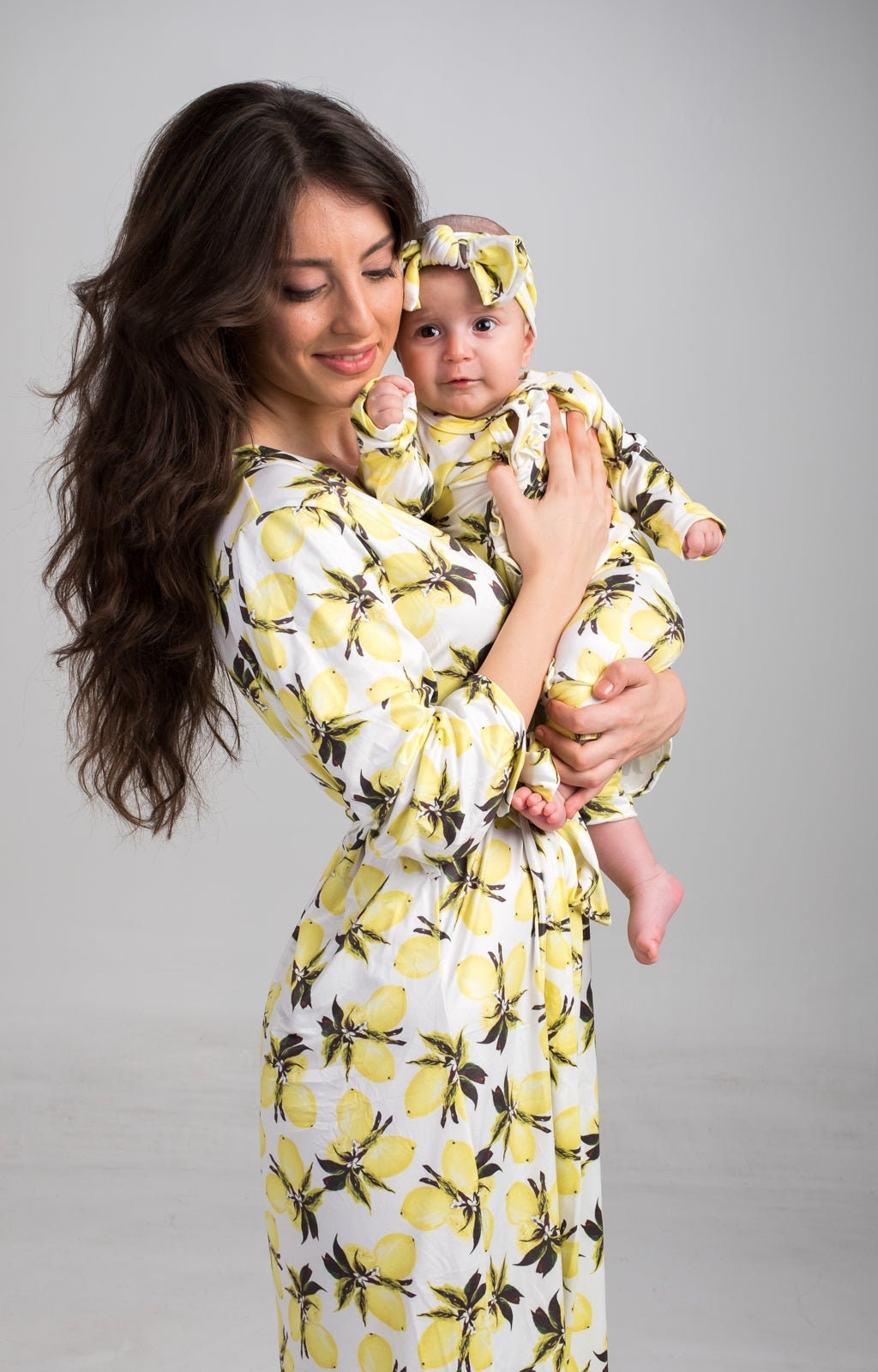 Maternity Robe, Mommy Robe and Swaddle Set, Mom and Baby, Hospital Bag ...