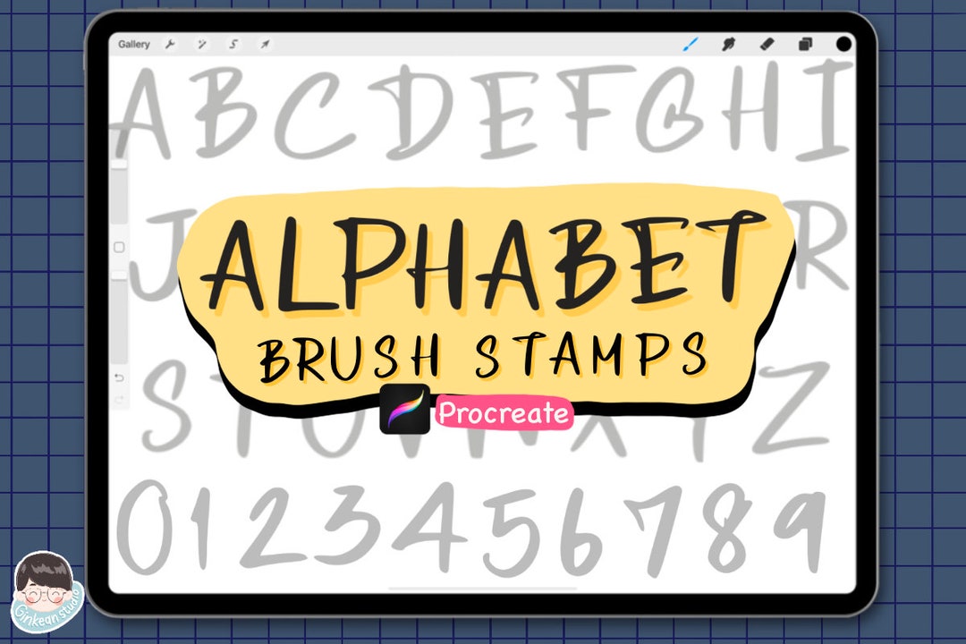 Alphabets ABC Brush Procreate - Etsy