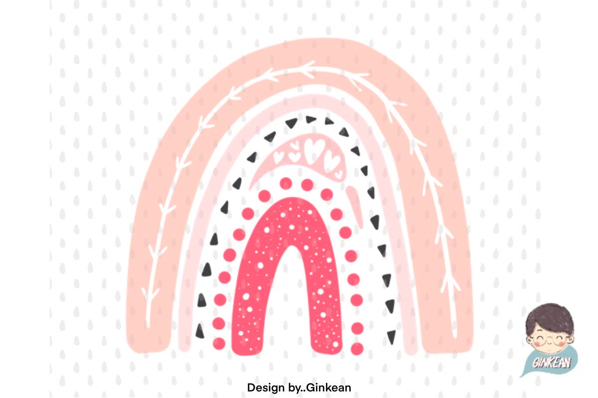 Bright Rainbow Clipart Rainbow Png Png Clipart Instant - Etsy