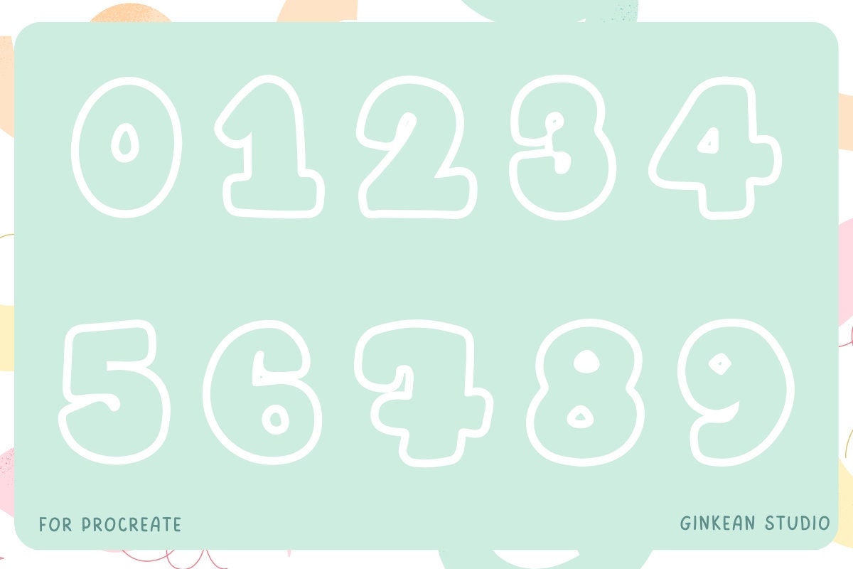 26 Alphabets Brush Stamp Procreate, Procreate Letter Stamp, Brushes ...