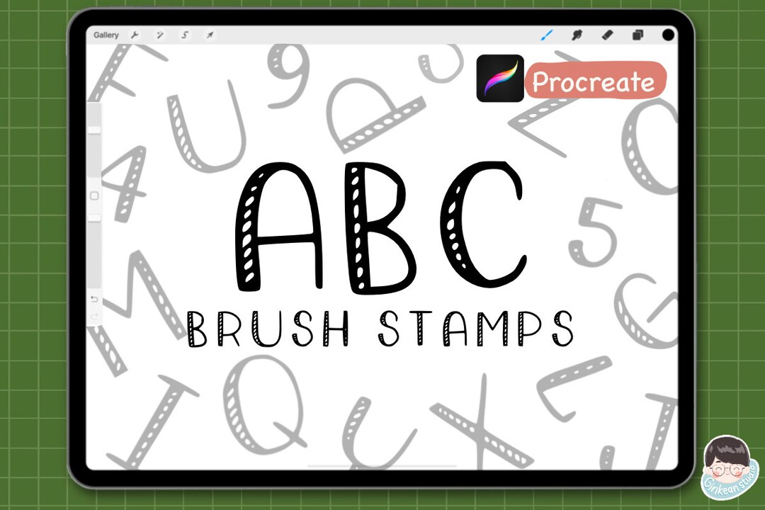 26 Alphabets ABC Brush Procreate - Etsy