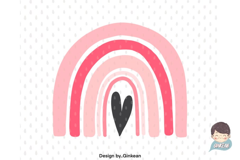 Bright Rainbow Png Rainbows Clipart Boho Valentines Boho - Etsy