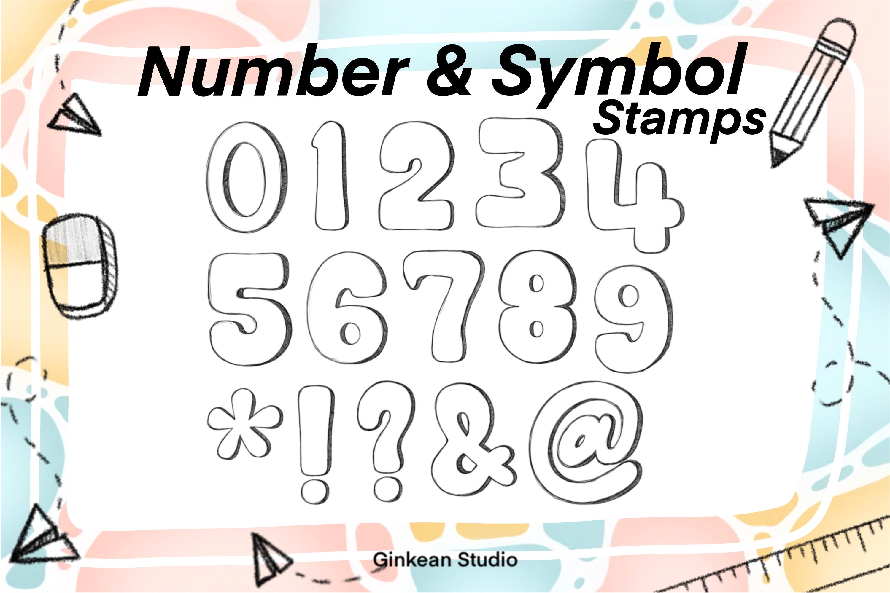 Procreate Brushes 26 Alphabets Brush Stamp Procreate - Etsy