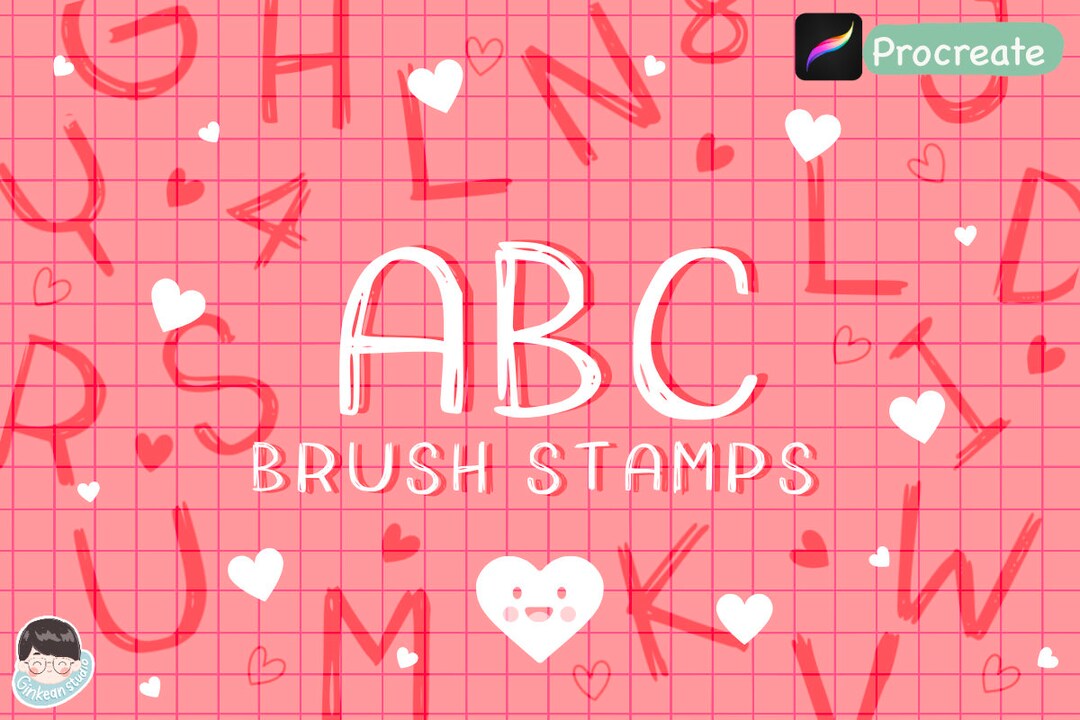 36 Alphabets ABC Brush Procreate - Etsy