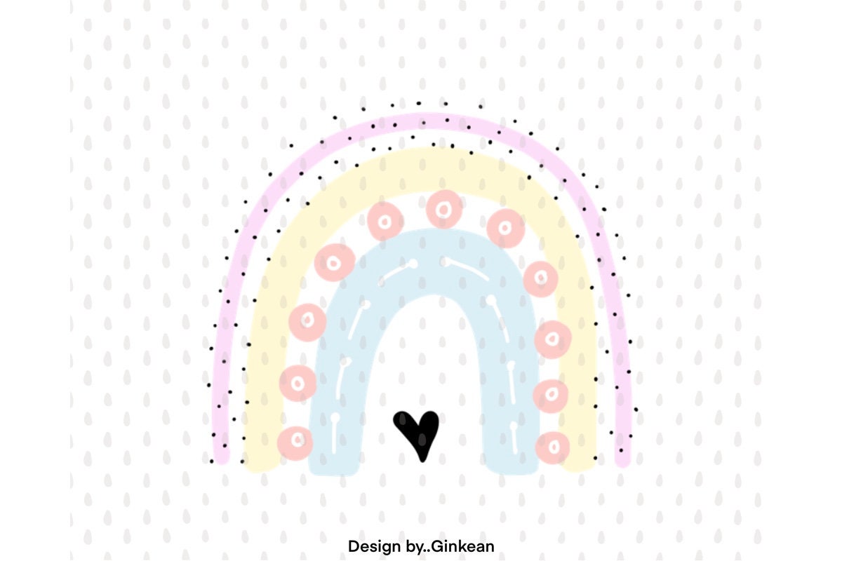 Bright Rainbow Bright Rainbow Clipart Rainbow Png Png | Etsy