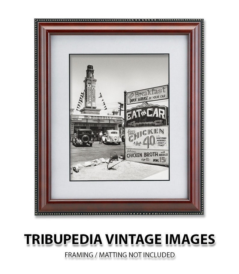 1930s Hollywood Photo – Mcdonnell's BBQ Drive-in Fine Art Print - Etsy