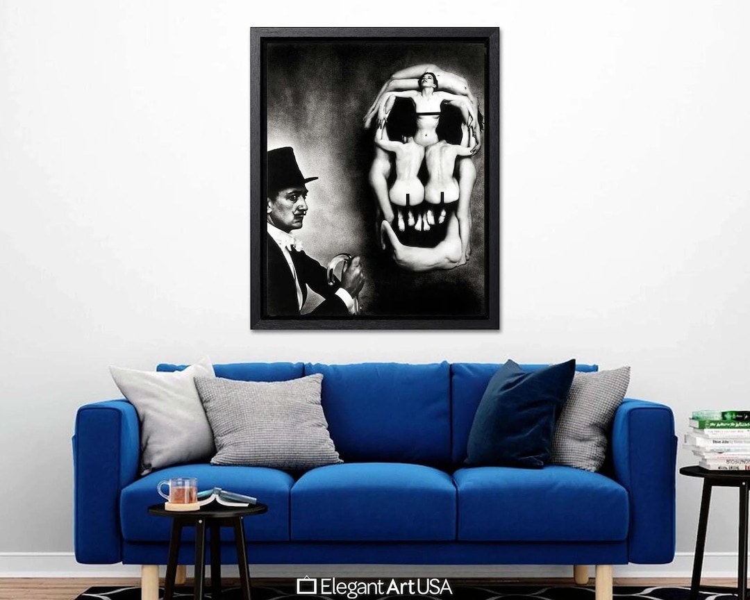 Salvador Dali Skull of Nudes - in Voluptas Mors - Fine Art Print ...