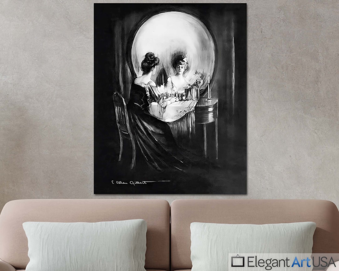 All is Vanity by Charles Allan Gilbert Fine Art Print, Framed Print ...