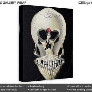 Dali Ballerina Skull Print – Surrealist Art – Bizarre Wall Decor - Etsy