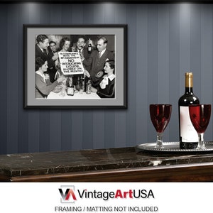 Celebrating End of Prohibition Photo Wall Art 1930s Vintage Collector ...