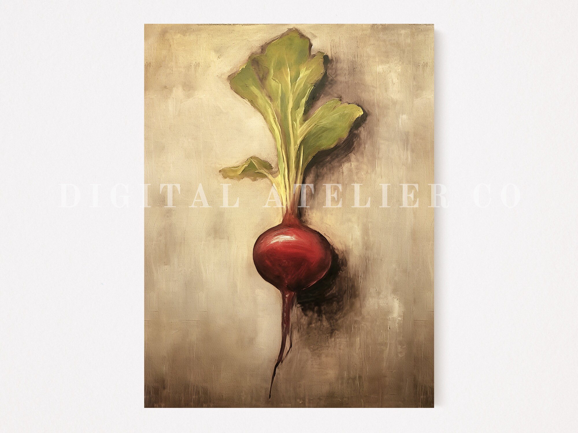 Beetroot Print Vegetable Kitchen Print Painting Rustic Kitchen - Etsy