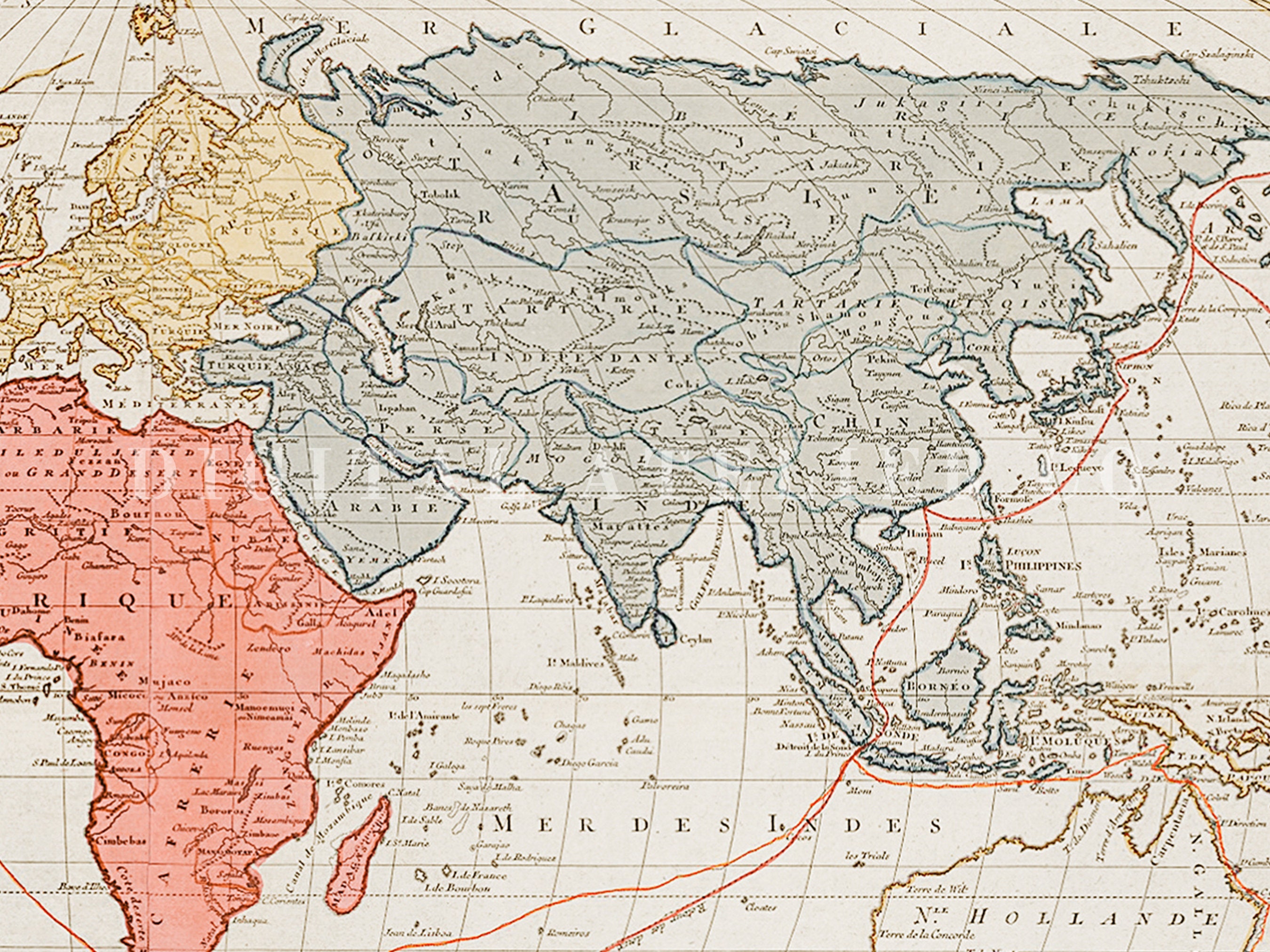 Samsung Frame TV Art | Vintage Map Print | Vintage Wall Art | Wall ...