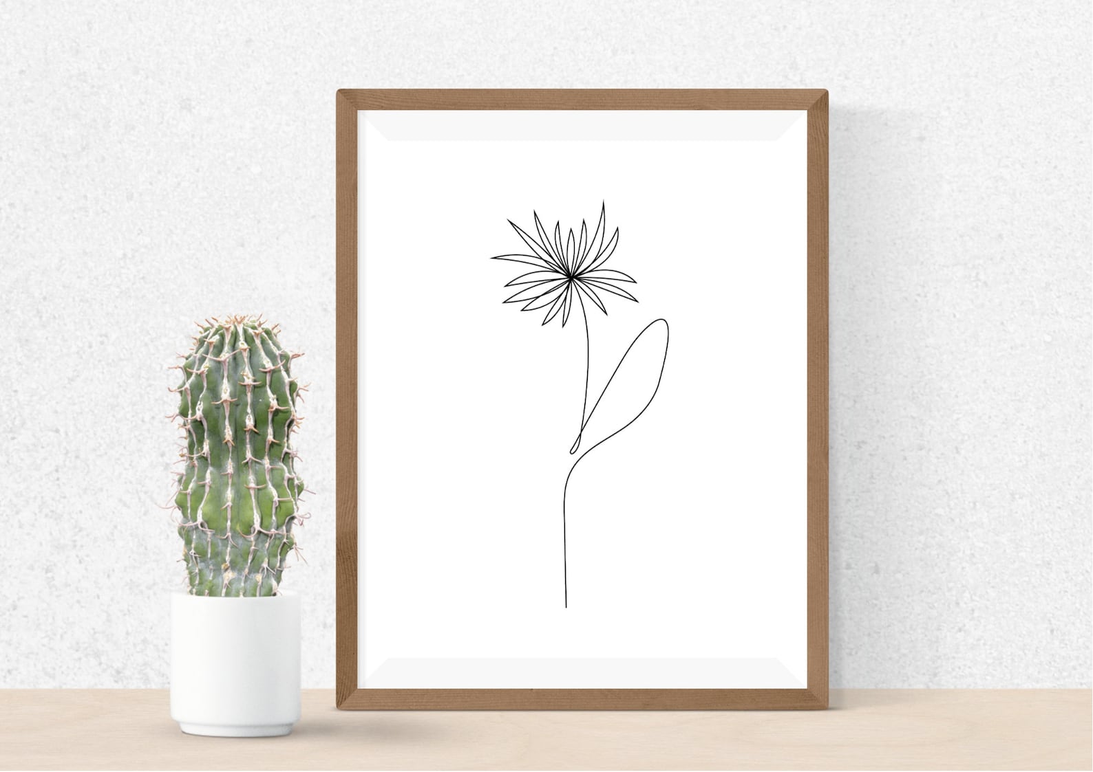 Birth Flower September Aster Line Drawing Flowers Line | Etsy