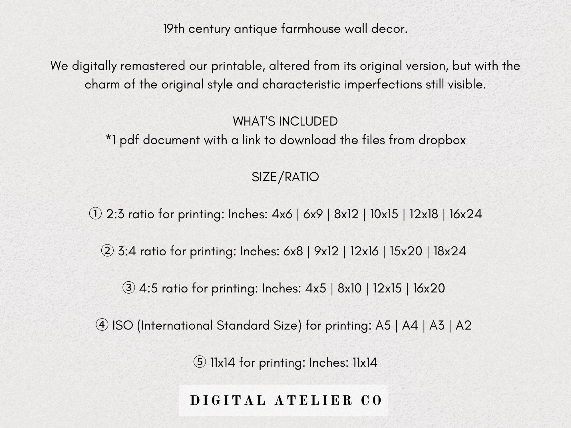 Vintage Rustic Textile Pattern Wall Art Autumn Print French Country ...