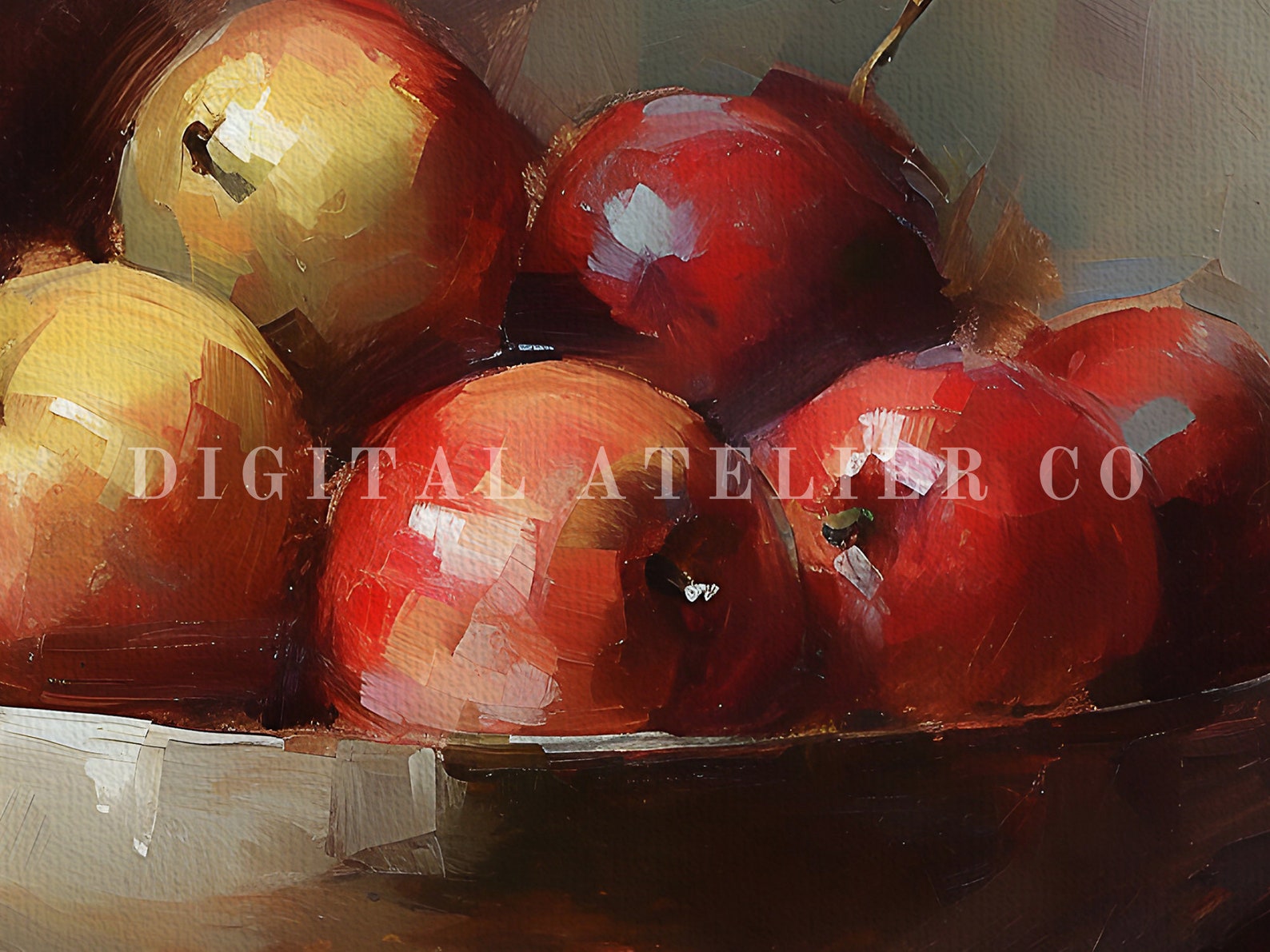 Samsung Frame TV Art Vintage Fruit Painting Apple - Etsy