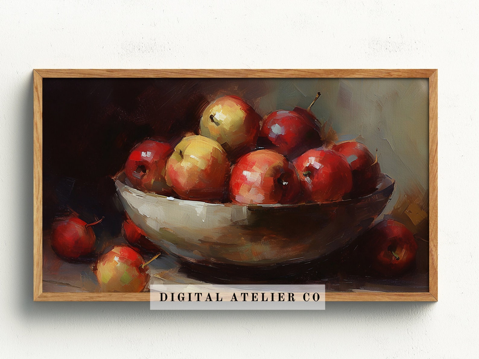 Samsung Frame TV Art Vintage Fruit Painting Apple - Etsy