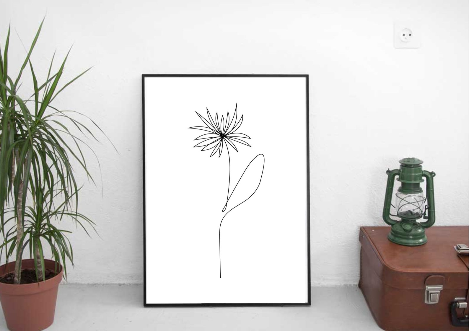 Birth Flower September Aster Line Drawing Flowers Line | Etsy