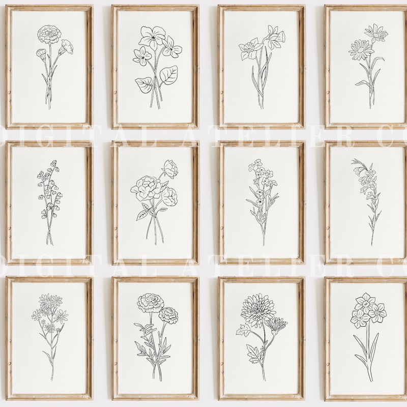 Flower Prints - Etsy