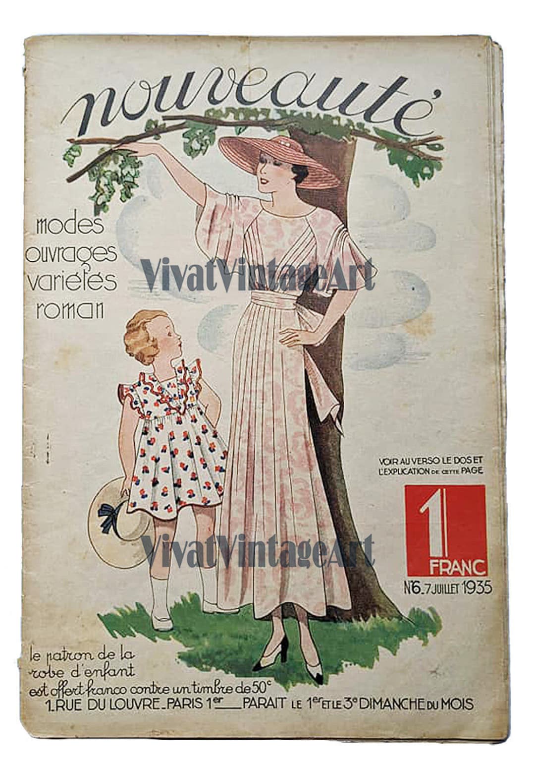 Original Vintage French Magazine Nouveaute . 39 Pages of Original ...