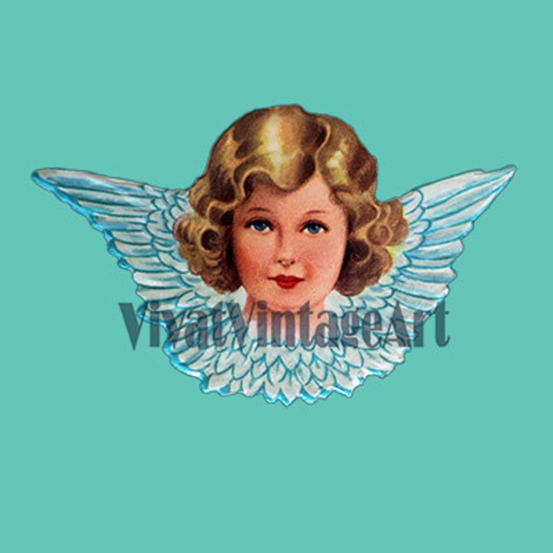 Victorian Angel Child Scrapbooking Digital Download - Etsy
