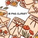 Cute Printable Mail Envelopes for Letters, Envelope With Flowers PNG ...