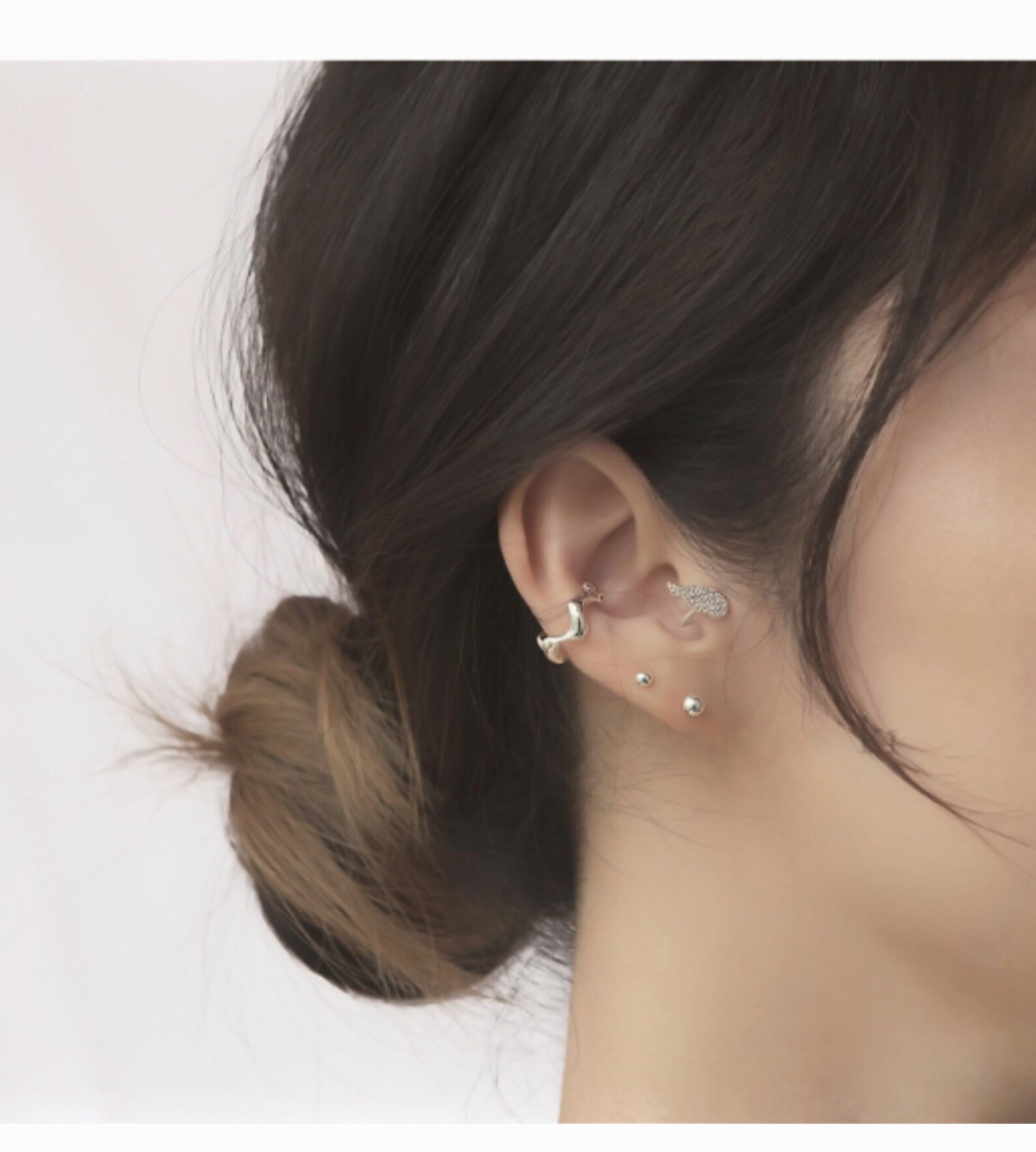 Dainty Feather Ear Cuffs Silver Angel Wing Ear Cuffs Sterling - Etsy