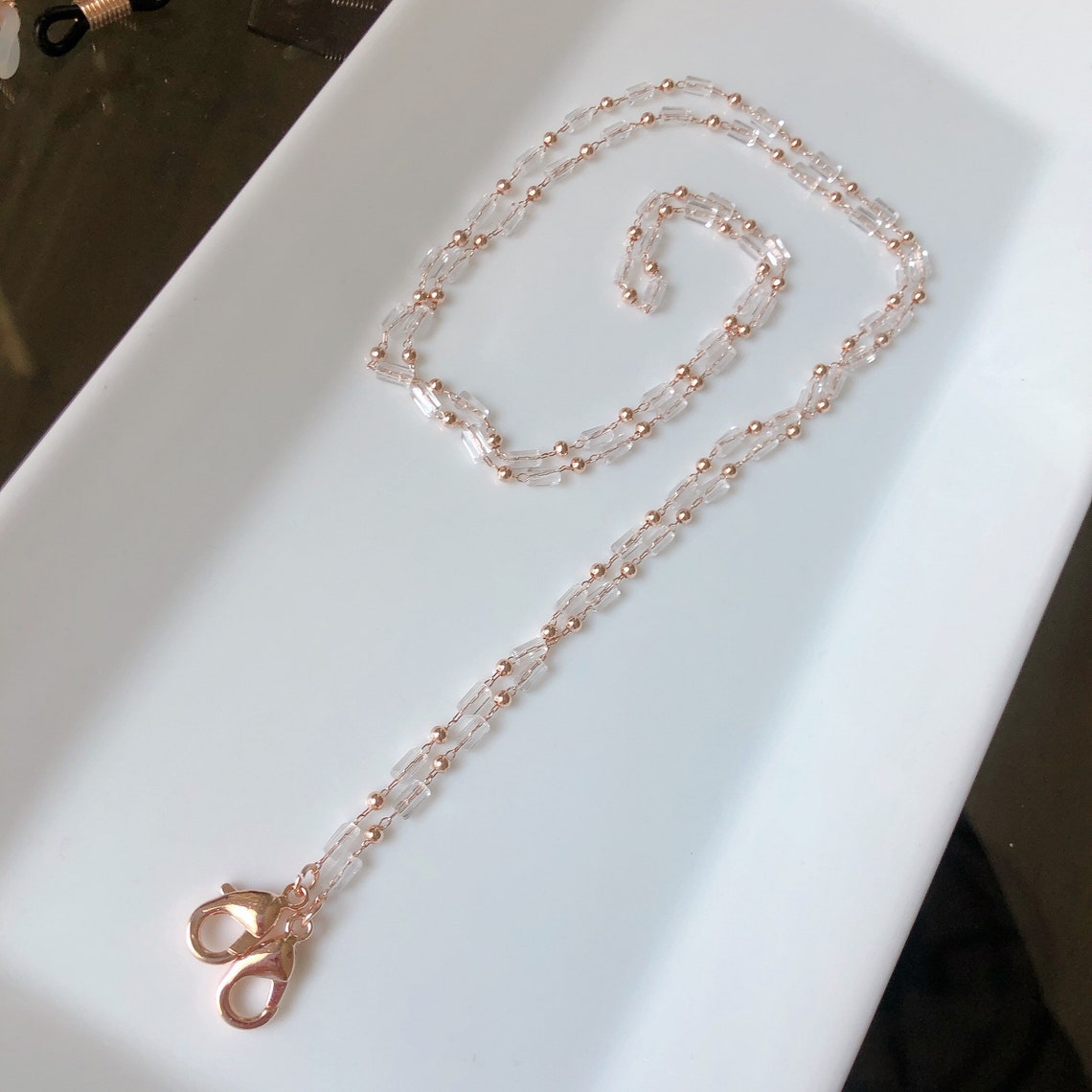 Multi-use Beads Chain Mask Strap Beads Glasses Necklace Chain - Etsy India