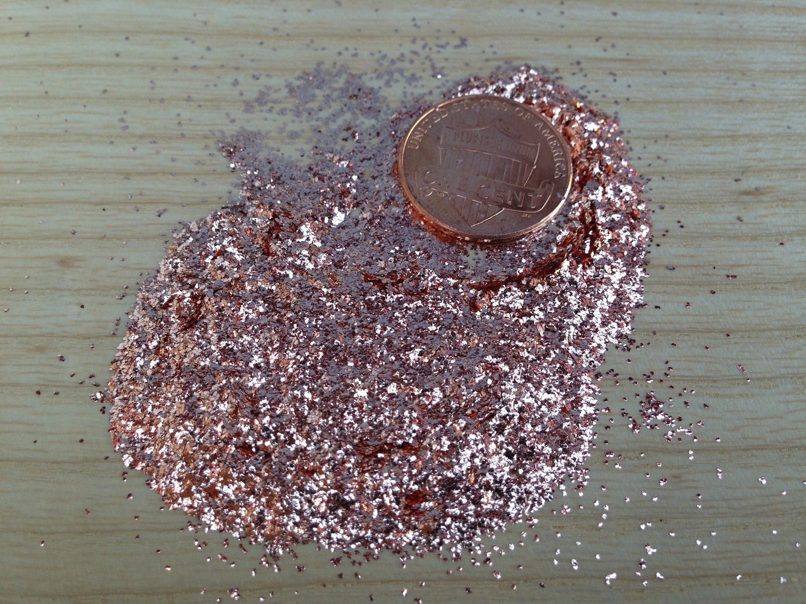 Copper Metal Flakes, Genuine Copper Flakes, Inlay Material, Epoxy ...