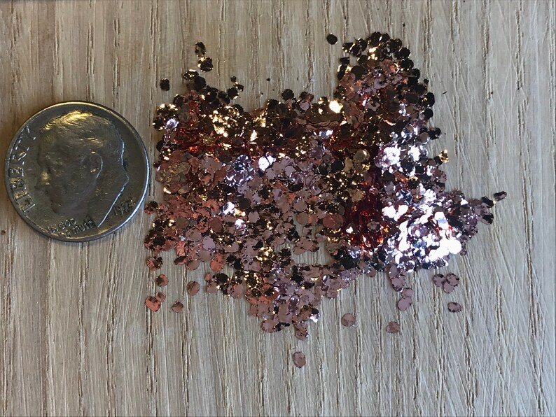 Copper Foil Flakes Mirror Polished Genuine Copper Foil Flakes - Etsy