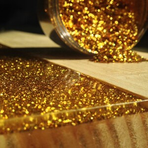 Ultra Gold Brass Metal Flakes: Resin Art, Epoxy Inlay - Etsy