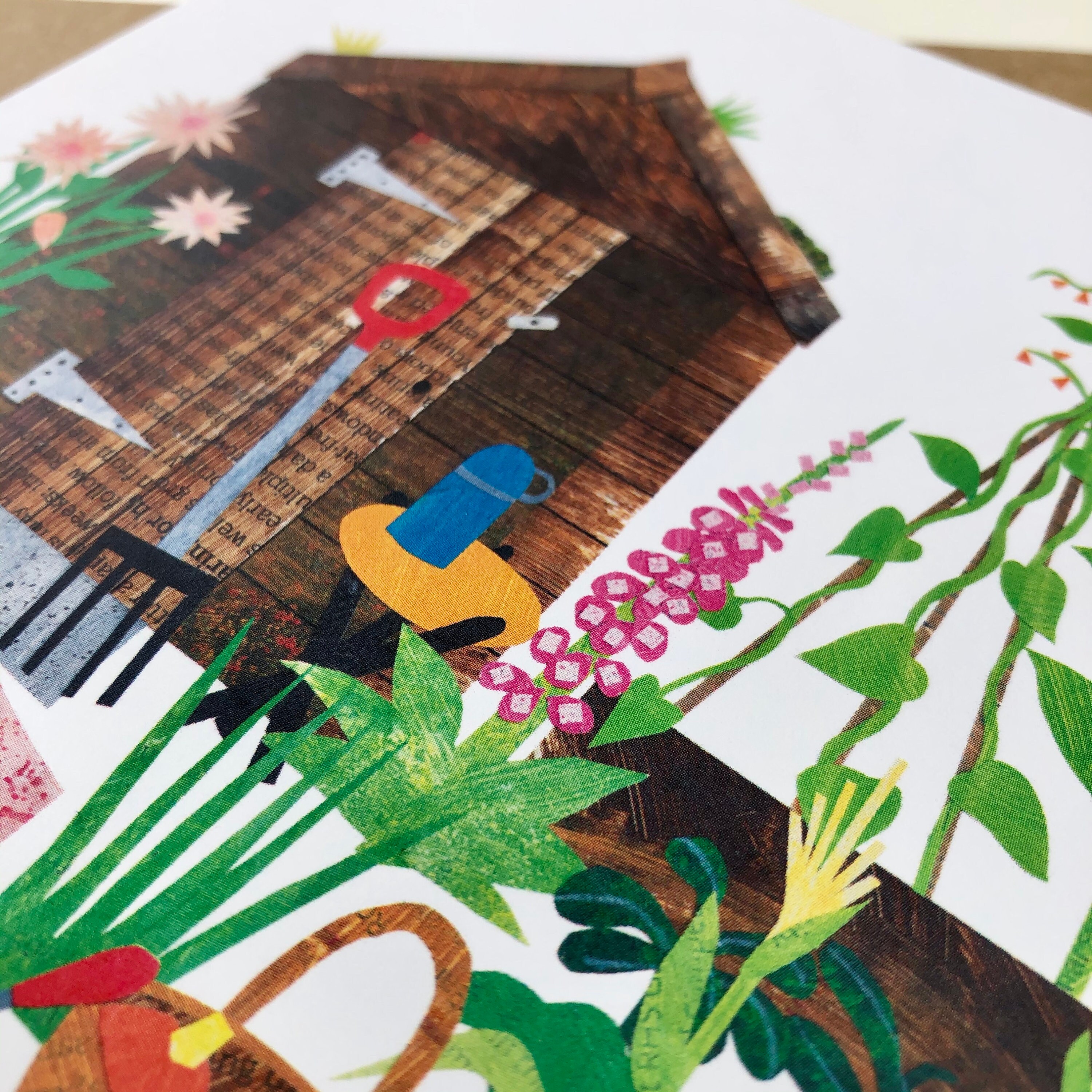 Allotment Greetings Card. Botanical Illustration Plants - Etsy UK