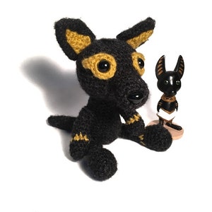 How to Crochet an Amigurumi Anubis Plush Instant Download PDF Pattern ...